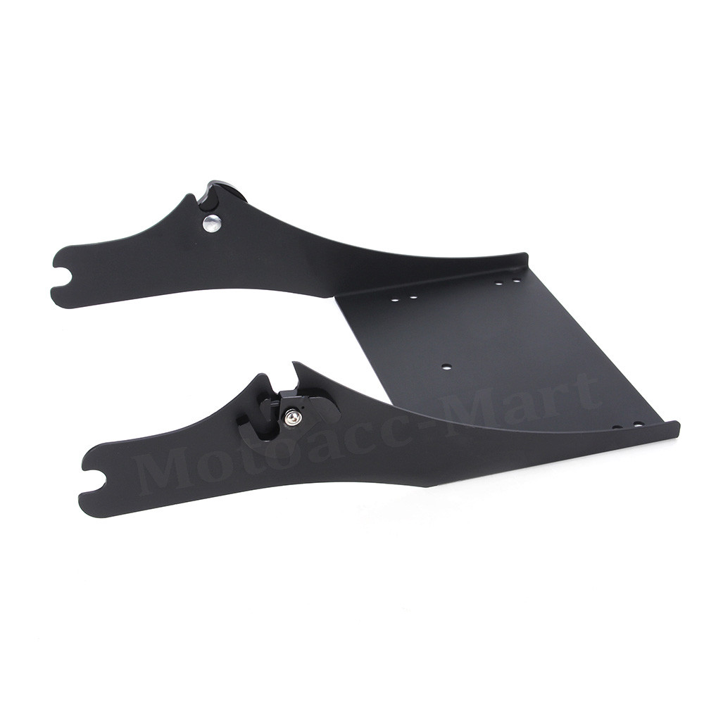 Detachable Two Up Tour Pack Pak Trunk Mount Bracket Rack For Harley ...