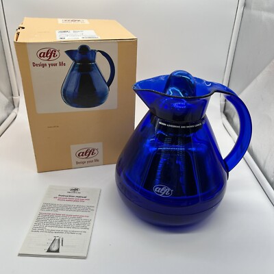Vintage Alfi Thermal Vacuum Carafe, Sapphire Blue, Made in Germany ...