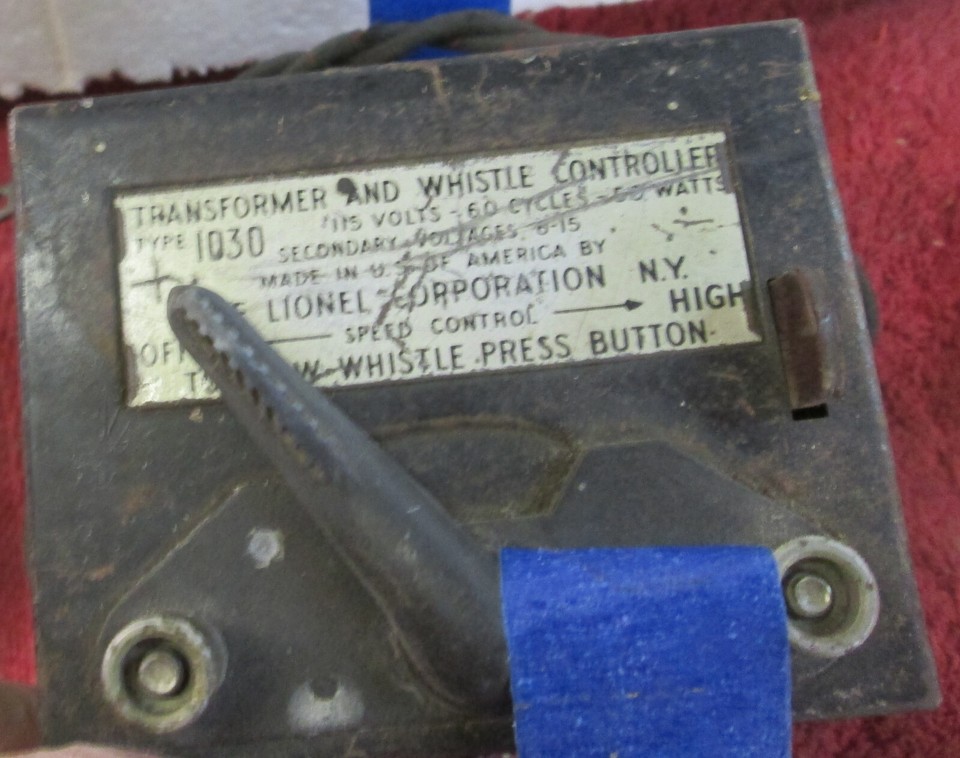 Lionel Type 1030 Multi-Control Transformer & Whistle Controller 115v ...