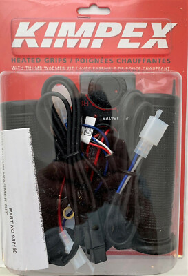 ATV SNOWMOBILE MOTORCYCLE Kimpex 937160 Handlebar Grip Heater & Thumb ...