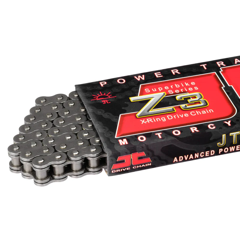 JT X-Ring Super Heavy Duty Motorcycle Drive Chain 530 Z3 530Z3 108L 108 ...