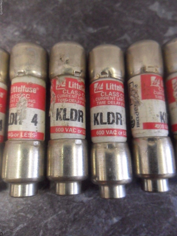 Nice Lot Littelfuse KLDR 4 Amp Fuses Class CC FNQ-R-4 | eBay
