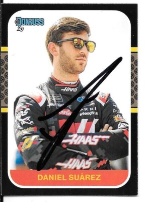 Daniel Suarez NASCAR Autographed / Signed Card Donruss 2020 | eBay