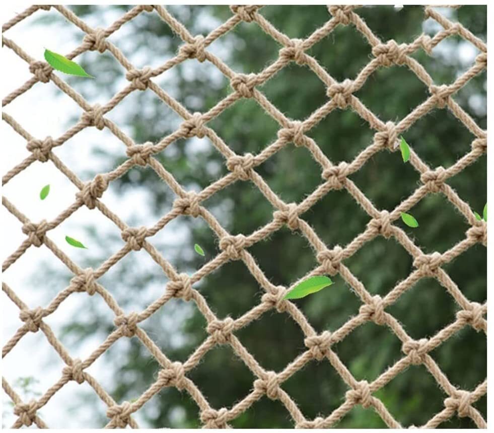 Plant Support Netting Jute Twine Trellis Netting Natural Pea Plants ...