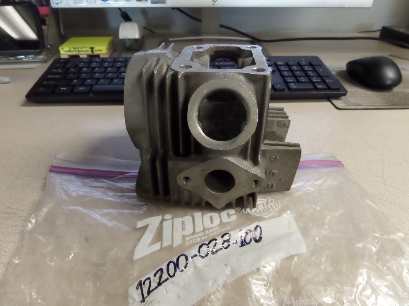 1965-1967 Honda CL90 CM91 CT90 NOS OEM Cylinder Head | 12200028100 | 4 ...