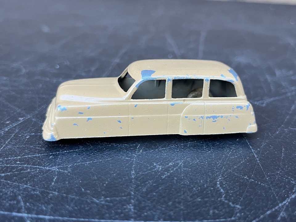 Vintage Diecast Toy Car Goodee Tan Station Wagon Black Rubber Wheels ...