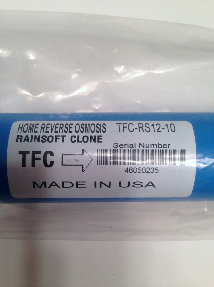 RAINSOFT TFC-RS12-10 REVERSE OSMOSIS MEMBRANE 10 GPD | eBay