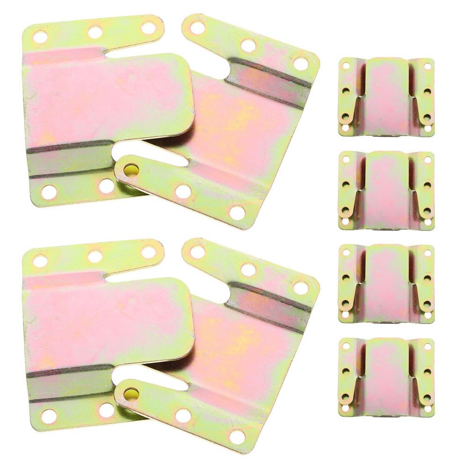 6 Sets Furniture Parts Sofa Connection Bracket Corner Connectors Clips ...