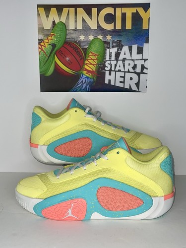 NIKE JORDAN JAYSON TATUM 2 QS DUECE LEMONADE BASKETBALL SHOES NEW SIZE ...