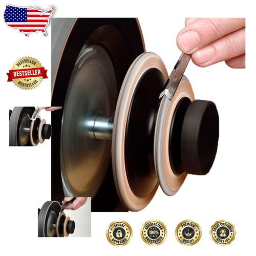 Compact Leather Honing Wheel with Deeper Profiles for Versatile Carving ...