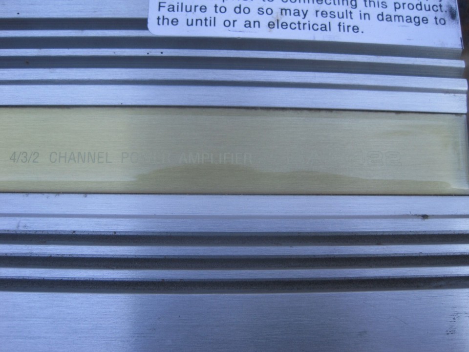 Eclipse Car Amplifier 4/3/2 Channel Power Amp EA3422 CLEAN WORKING | eBay