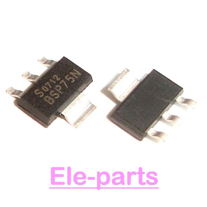 50 PCS BSP75N SOT-223 BSP75 Smart Lowside Power Switch Transistor Chip ...