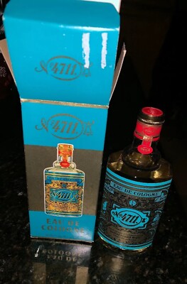 Vintage Glockengasse No 4711 Original Blue & Gold Cologne On Rhine 6.76 ...