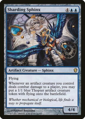 Sharding Sphinx Commander 2013 NM Artifact Blue Rare MAGIC MTG CARD ...