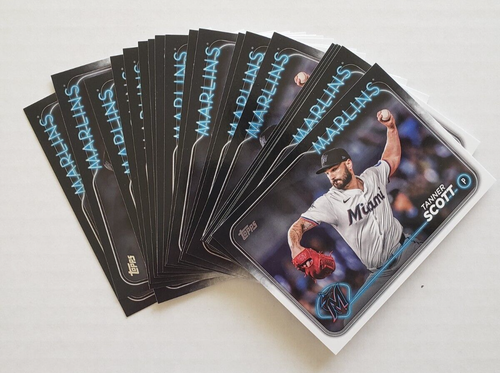 2024 Topps Update Baseball LOT of 20 Cards - US237 Tanner Scott, Miami ...
