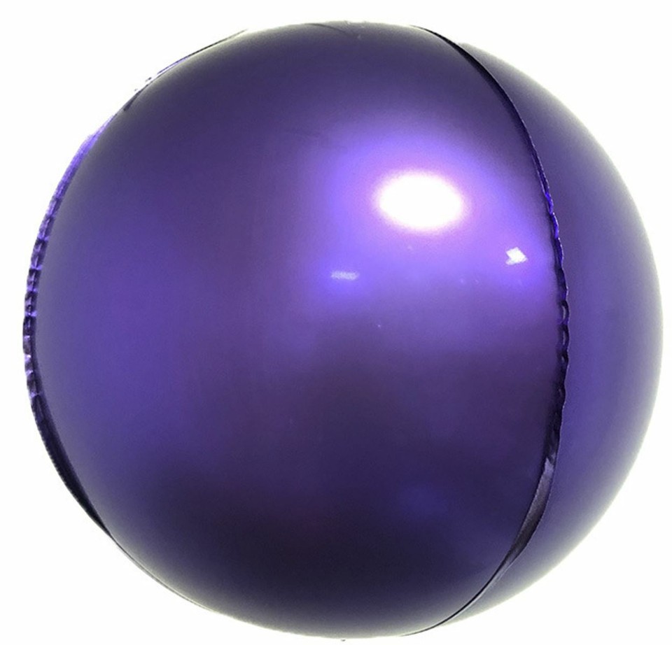 22" 4D Round Sphere Orbz Foil Balloons Mylar Balloons Birthday Party ...
