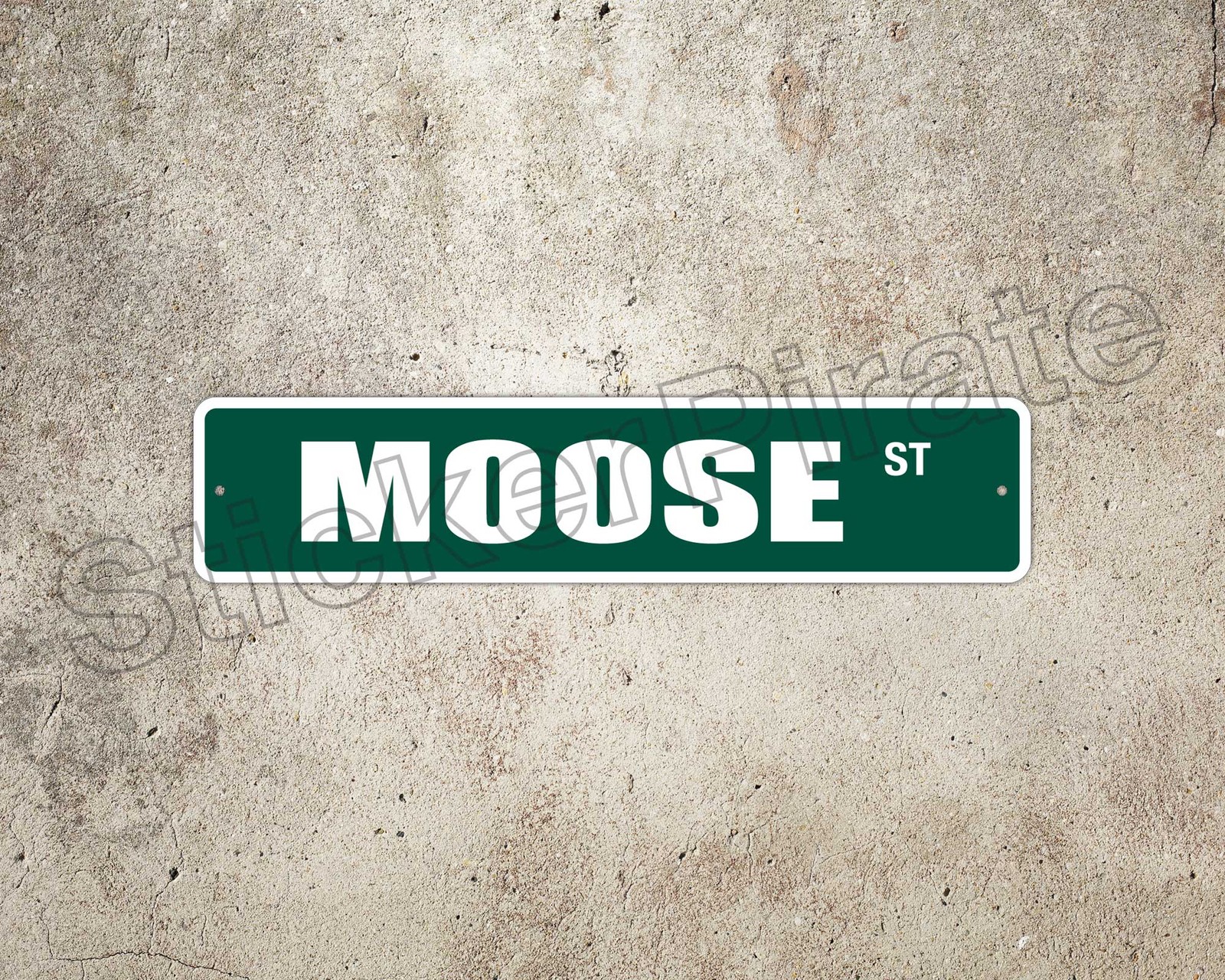 *Aluminum* Moose 4" x 18" Metal Novelty Street Sign SS 2656 | eBay