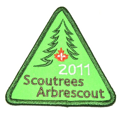 SCOUTREEES ARBRESCOUT 2011 Scouts Canada Tree Planting Event Badge ...