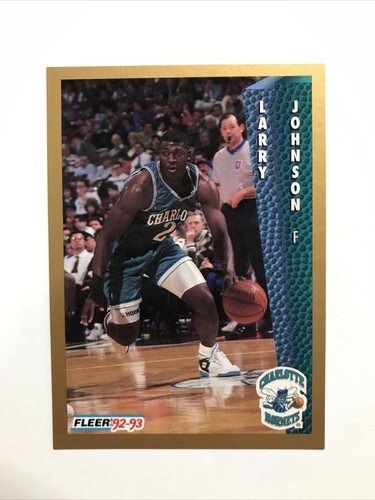 1992 Fleer # 25 Larry Johnson Charlotte Hornets QTY | eBay