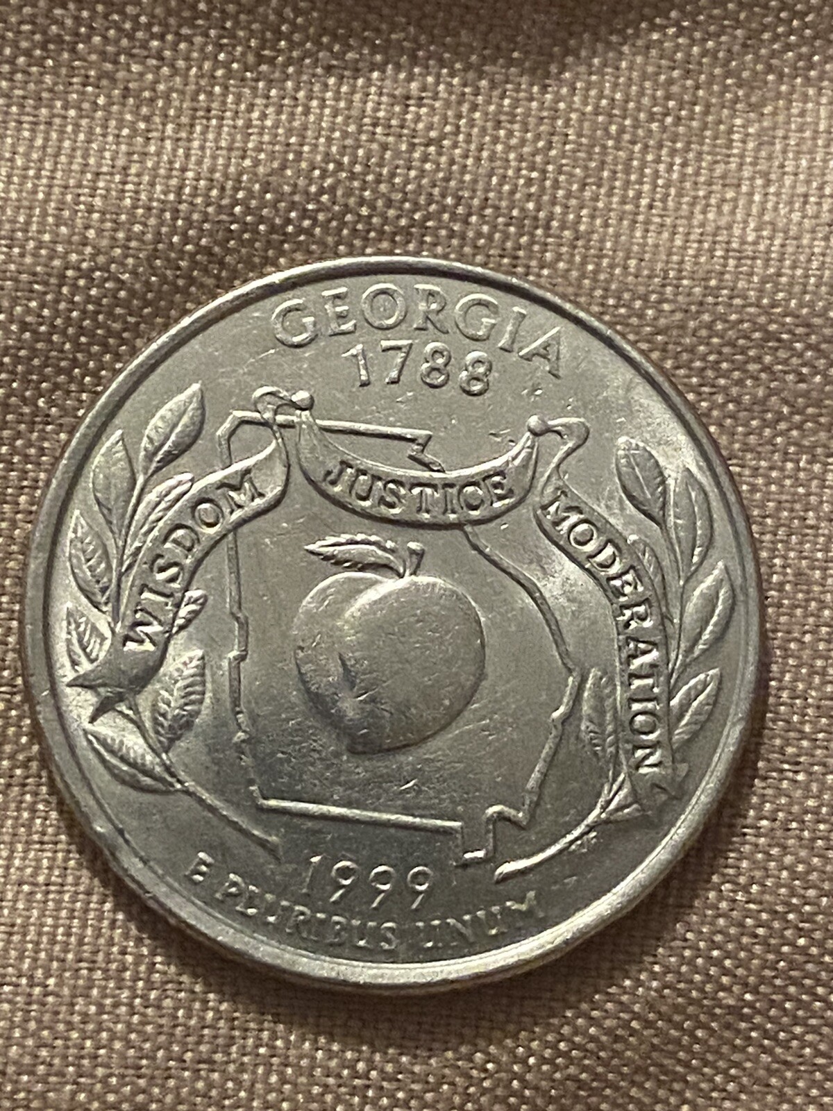 1999 p georgia state quarter error Philadelphia Coin Collector | eBay