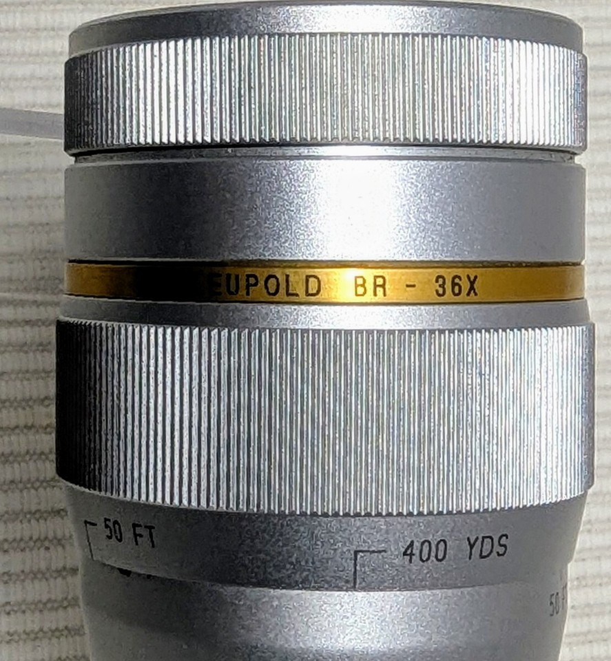 Leupold BR-36X Target Benchrest Gold Ring Rifle Scope Silver. | eBay