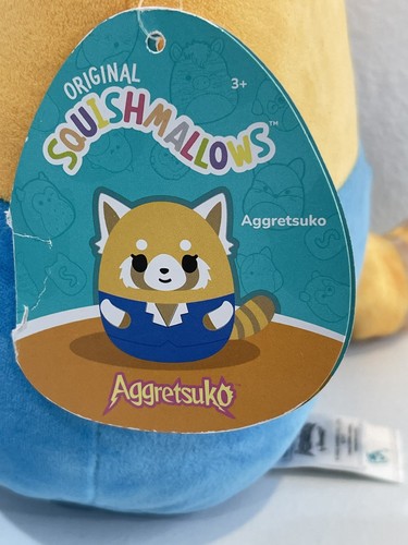Squishmallows Aggretsuko Fox Calm Face 8” Plush Sanrio - BNWT | eBay