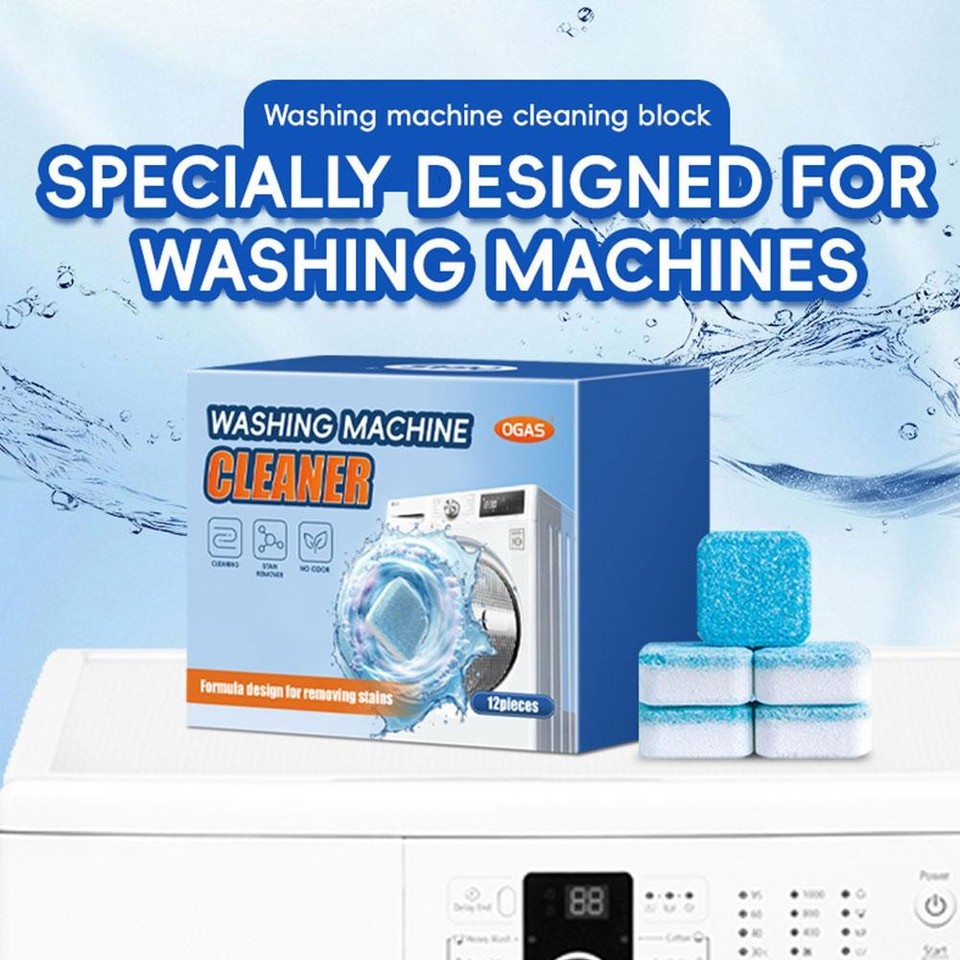 12Pcs Finally Fresh Washing Machine Cleaner White Count HOT S2S8 ...