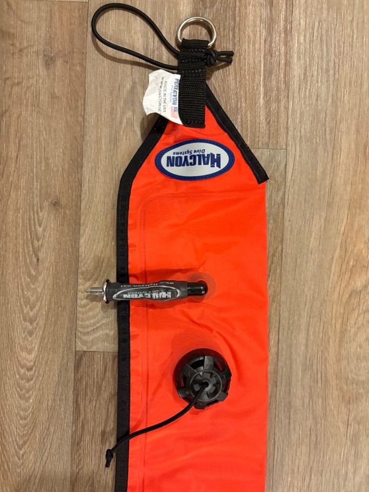 Halcyon Super Slim DSMB Scuba, 6' (1.8 m) long, closed circuit Orange ...