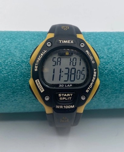 Timex Men's Ironman 30-Lap Resin Watch, Alarm, Indiglo, 100m WP New ...