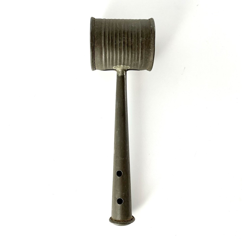 Tin Antique Baby Rattle Whistle Revolutionary Civil War 1800's Toy | eBay