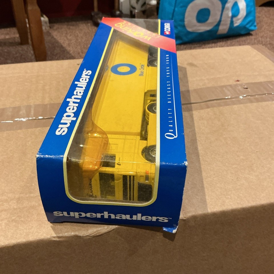 Corgi TY 87008 DAF 95 Box Trailer, Blue Circle Cement 1/64 scale. | eBay UK