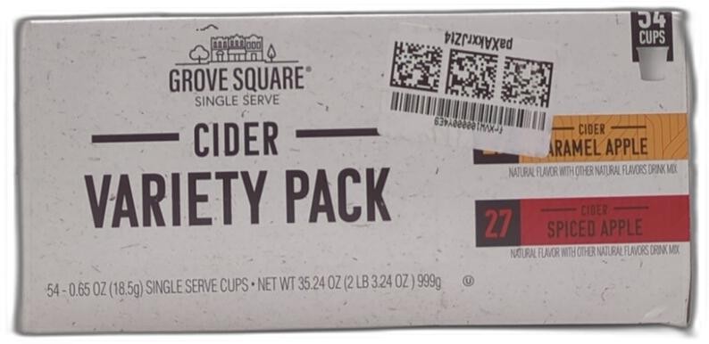 *2025-12-13* Grove Square Cider Pods, Variety Pack, Single Serve (pack ...