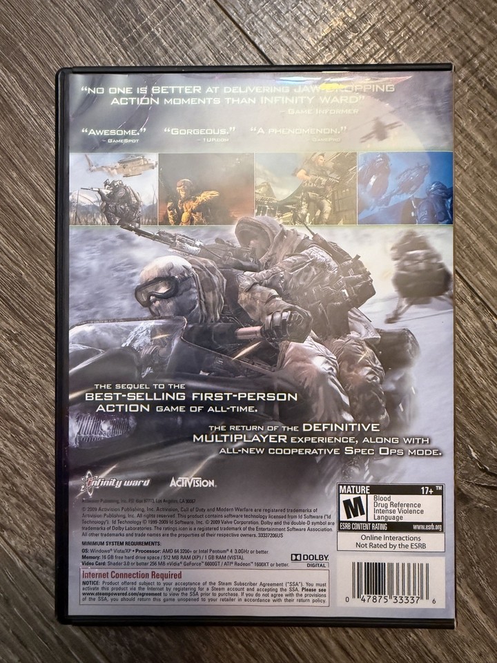 Call of Duty: Modern Warfare 2 for PC (open box) | eBay