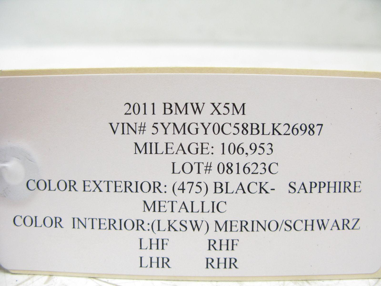 💚 2009-2014 BMW X5M X6M E70 E71 4.4L S63 TWIN TURBO ENGINE TRANSFER ...
