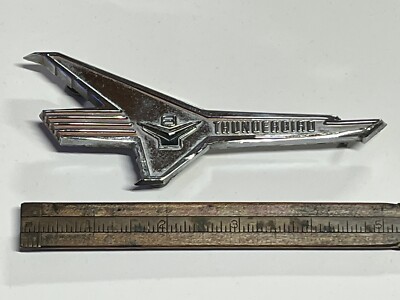 Original OEM Ford Thunderbird Fender Emblem V8 1956-57 BJ-16220-A Nice ...