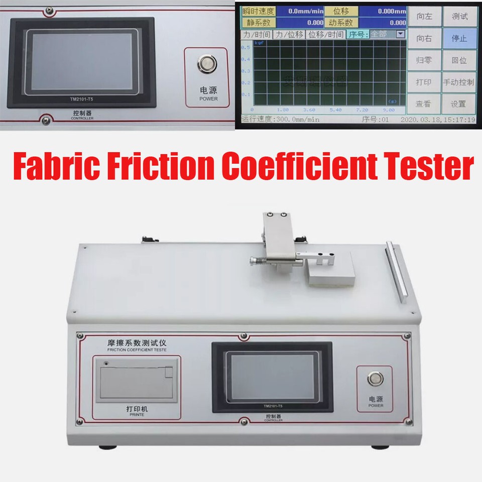 110V Plastic Film COF Tester Inclined Surface Coefficient Of Friction ...