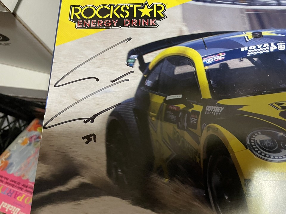 Global Rally Cross Signed Photo Poster Tanner Foust Rockstar Energy ...