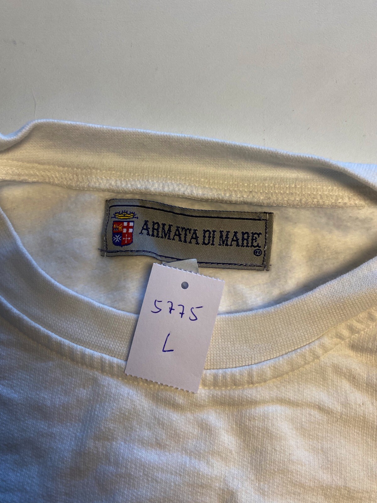 Armata di Mare Men's Vintage Sweater Pullover Size L 2000 Big Logo ...