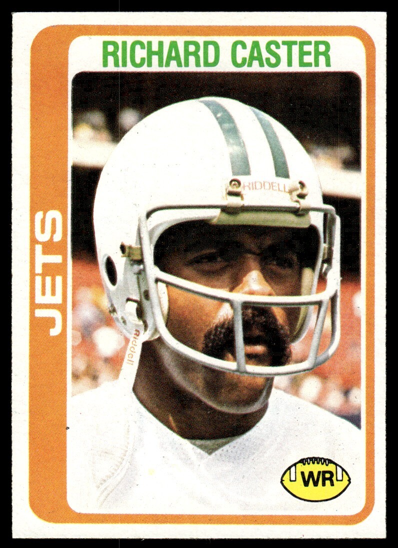 1978 TOPPS RICHARD CASTER K NEW YORK JETS #21 | eBay