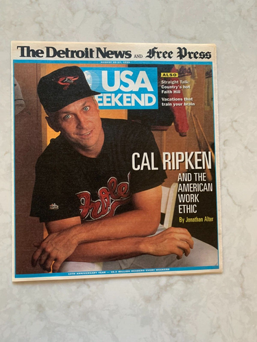 USA Weekend magazine, August 25-27, 1995, cover: Cal Ripken | eBay