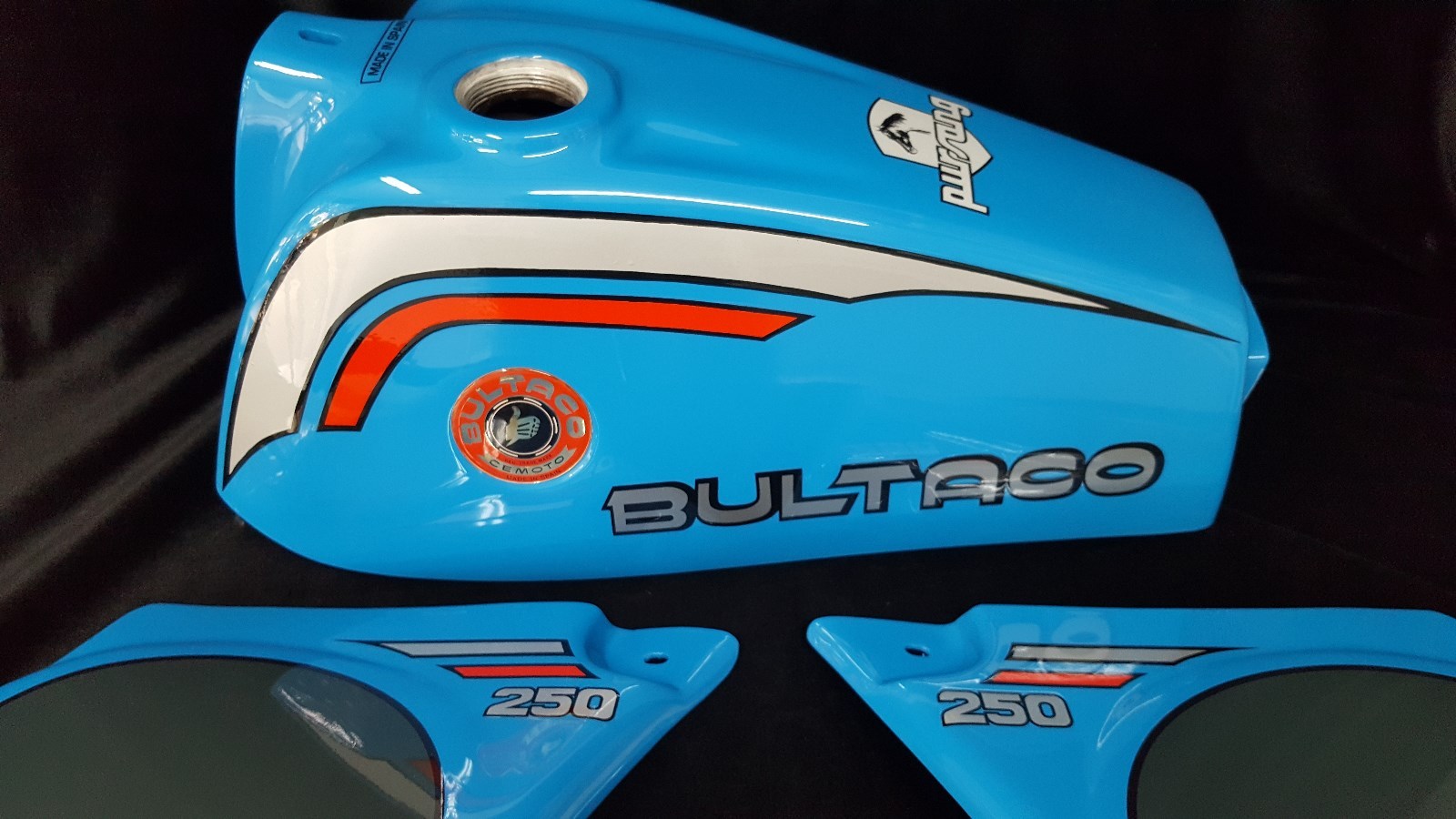 GAS TANK BULTACO PURSANG 250cc MODEL 192 BULTACO PURSANG GAS TANK NEW ...