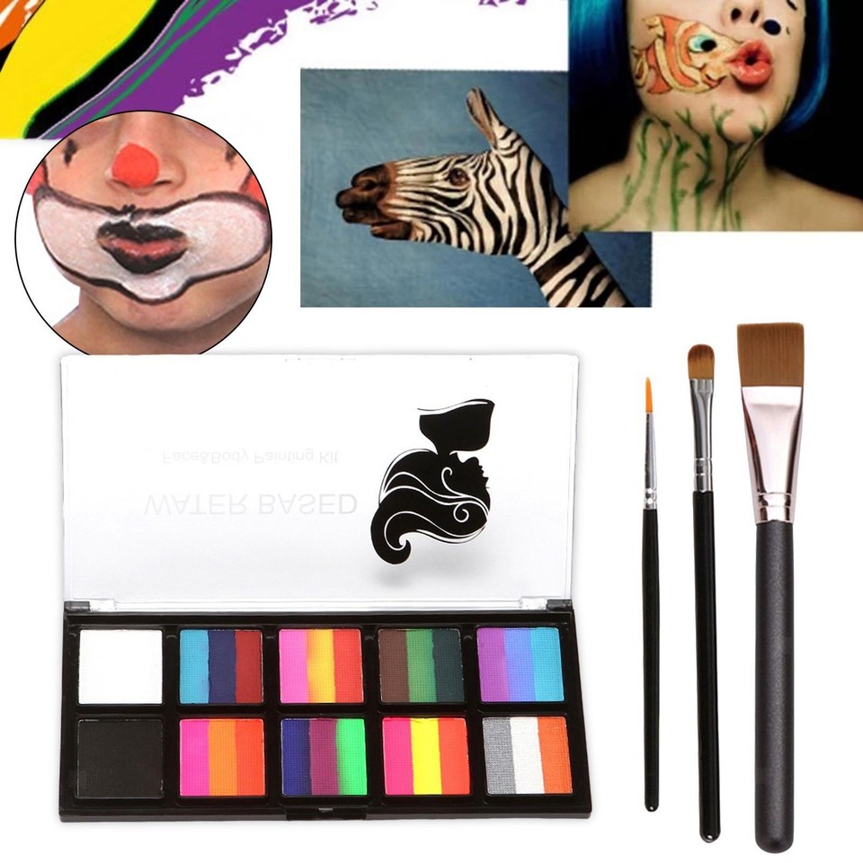 Face and Body Paint Makeup Kit Special Effects Paint Face Painting Kit ...