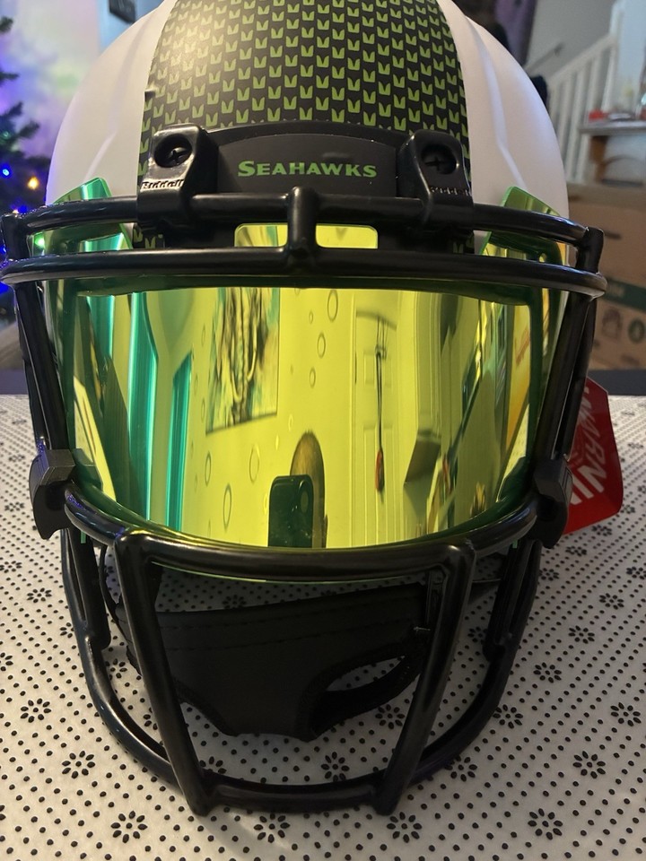 Kenneth Walker Authentic Autographed Seahawks Lunar Helmet with COA ...