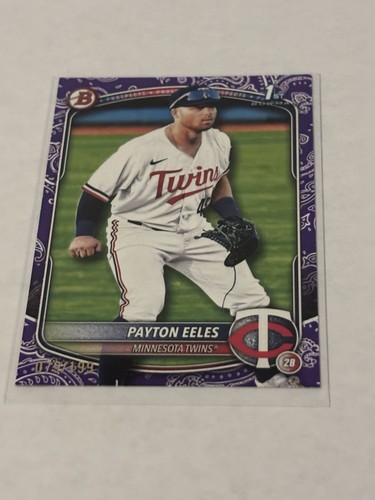 2025 Bowman - Prospects Payton Eeles #BP-78 Purple Pattern /199 (RC) | eBay