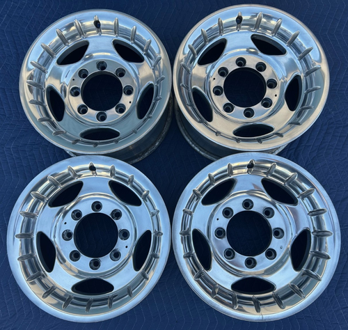 CENTERLINE HELLCAT HIGH POLISHED VINTAGE 16" WHEELS 16x8 RIMS 8-LUG 8x6 ...