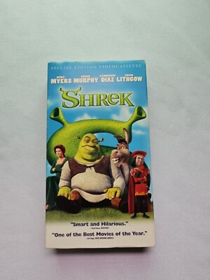 Shrek VHS Tape, Mike Myers, COMPLETE/TESTED SEE PHOTOS (VHS95) | eBay