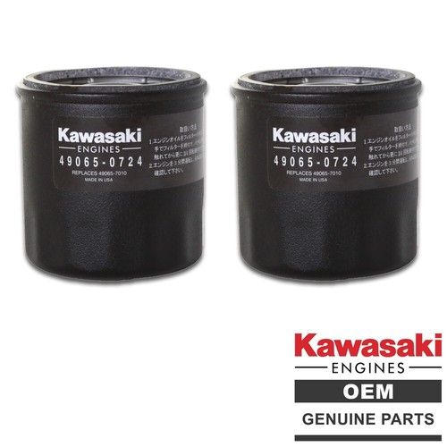 Genuine OEM Kawasaki 49065-0724 Oil Filter (Replaces 49065-7010) - 2 ...