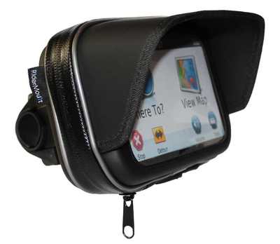 4.3" Sunshade GPS SAT NAV CASE NUVI waterproof motorcycle motorbike 4.3 ...