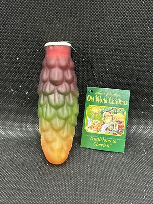 Old World Christmas Forest Cone Light Cover 3 1/2” NEW With Tag | eBay