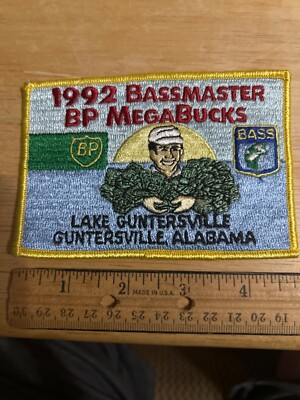 1992 Bassmaster BP Megabucks Alabama Patch | eBay